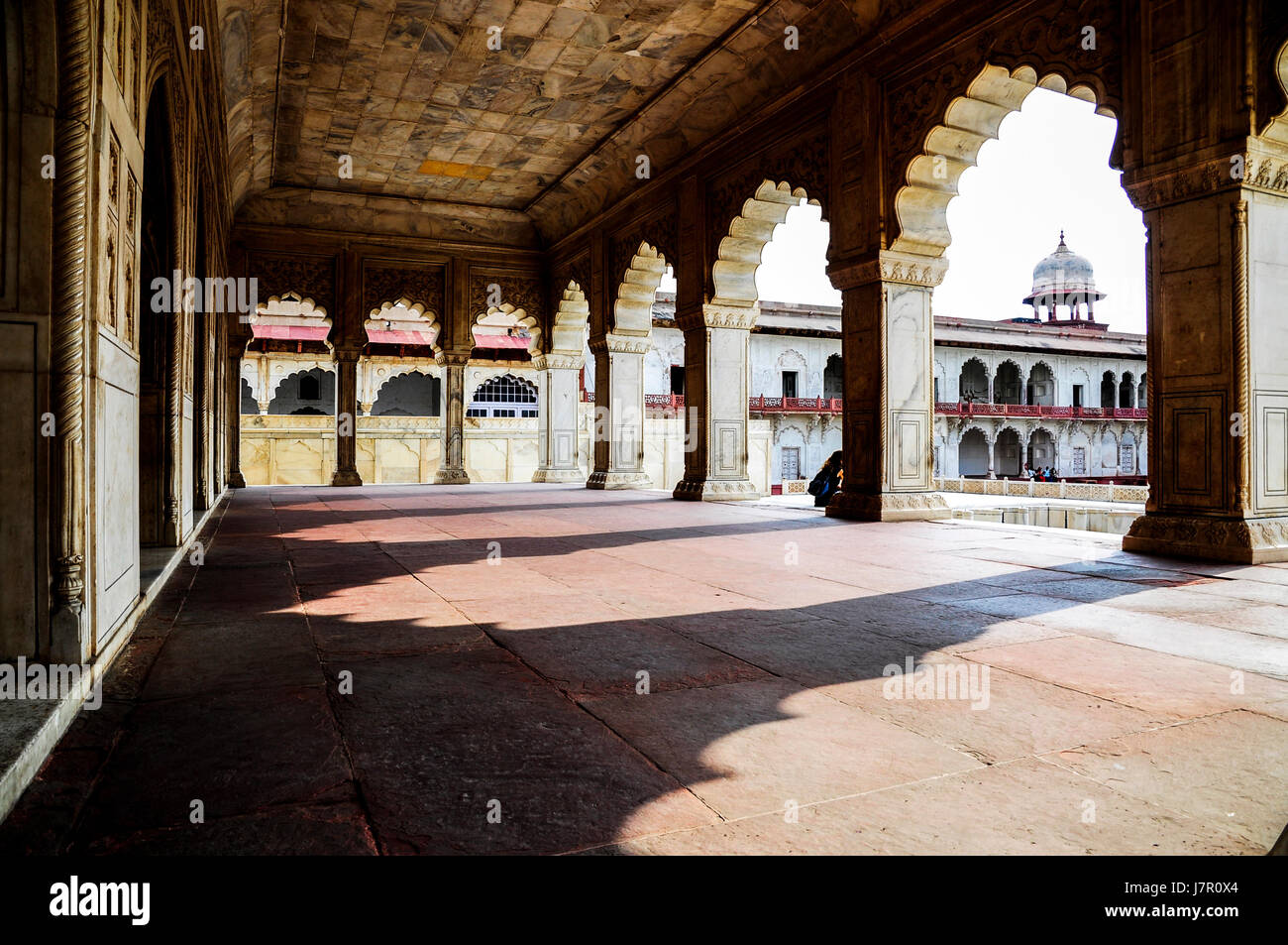 Typical Indian architecture by sunset, summer time Stock Photo - Alamy