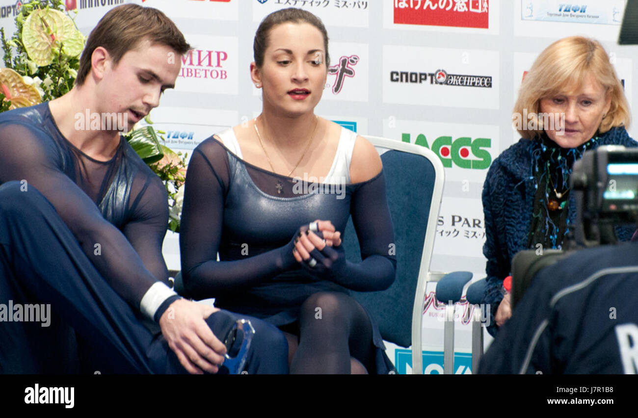 Image from the 2011 Rostelecom Cup, featuring the figure skating pair ...