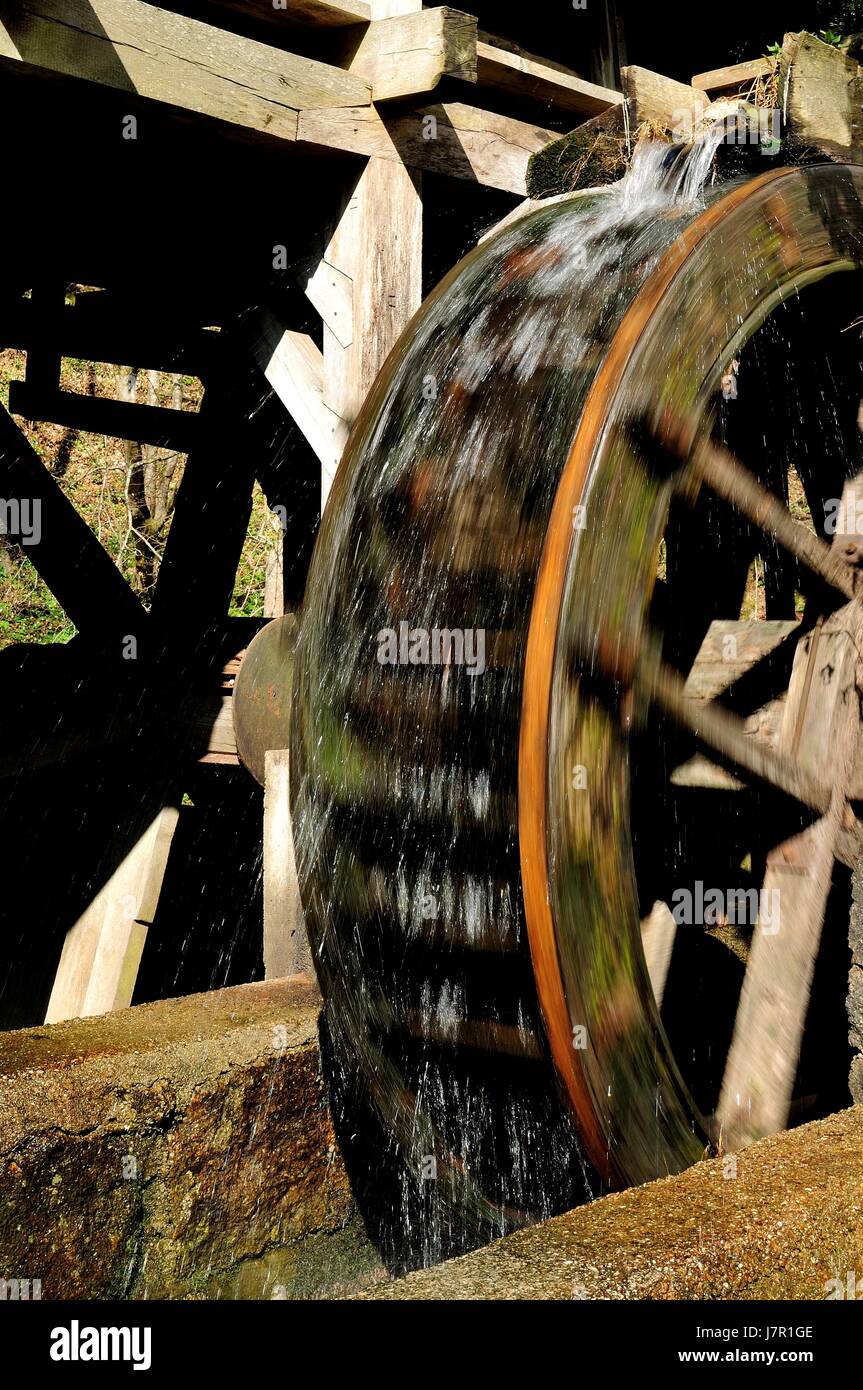 mill water wheel waterpower strength force water flow wheel engine ...