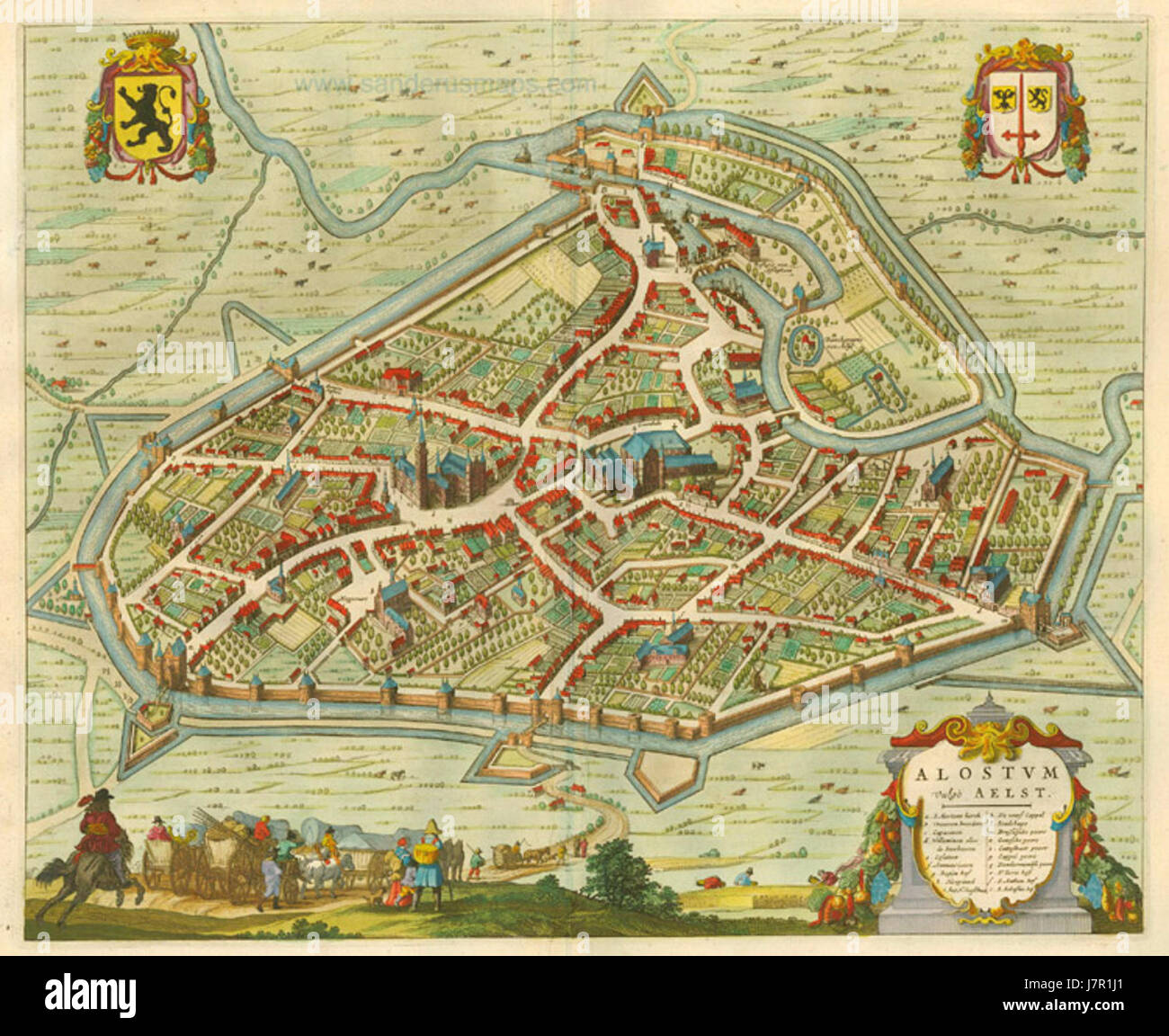 Aalst map hi-res stock photography and images - Alamy