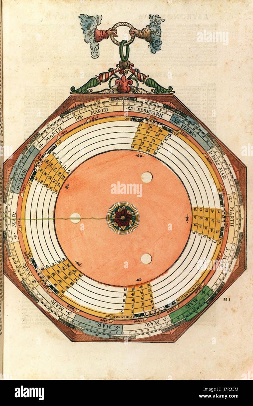Astronomicum Caesareum (1540).f33 Stock Photo - Alamy