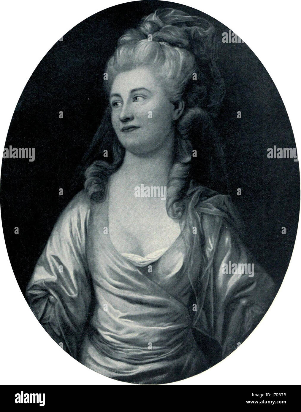 Anton Graff's portrait of Corona Schroeter, an actress and singer ...