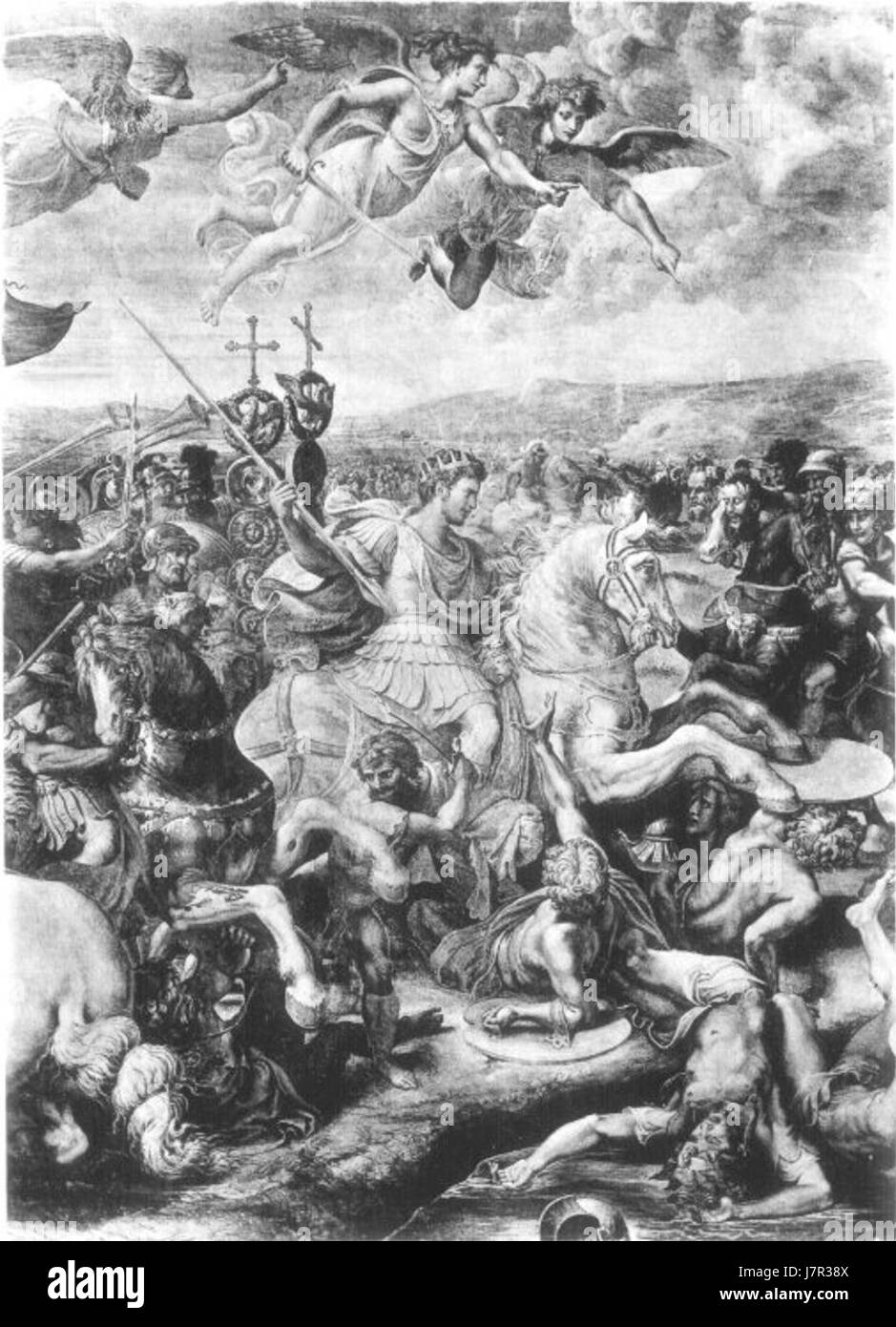 The Battle between Constantine and Maxentius, fought in 312 AD, was a ...