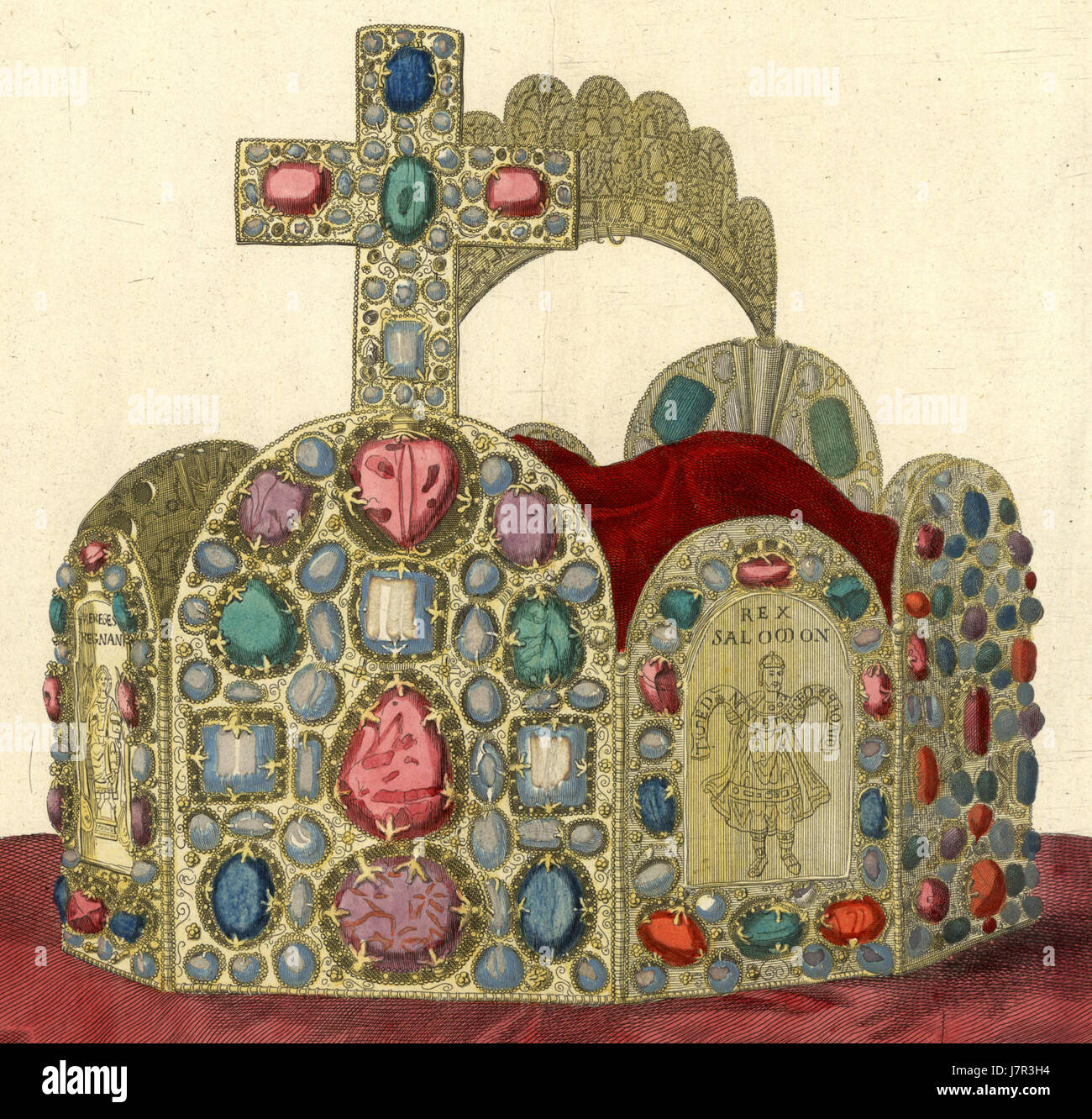 'Authentica repraesentatio Insignivm Krone' is a historical depiction ...