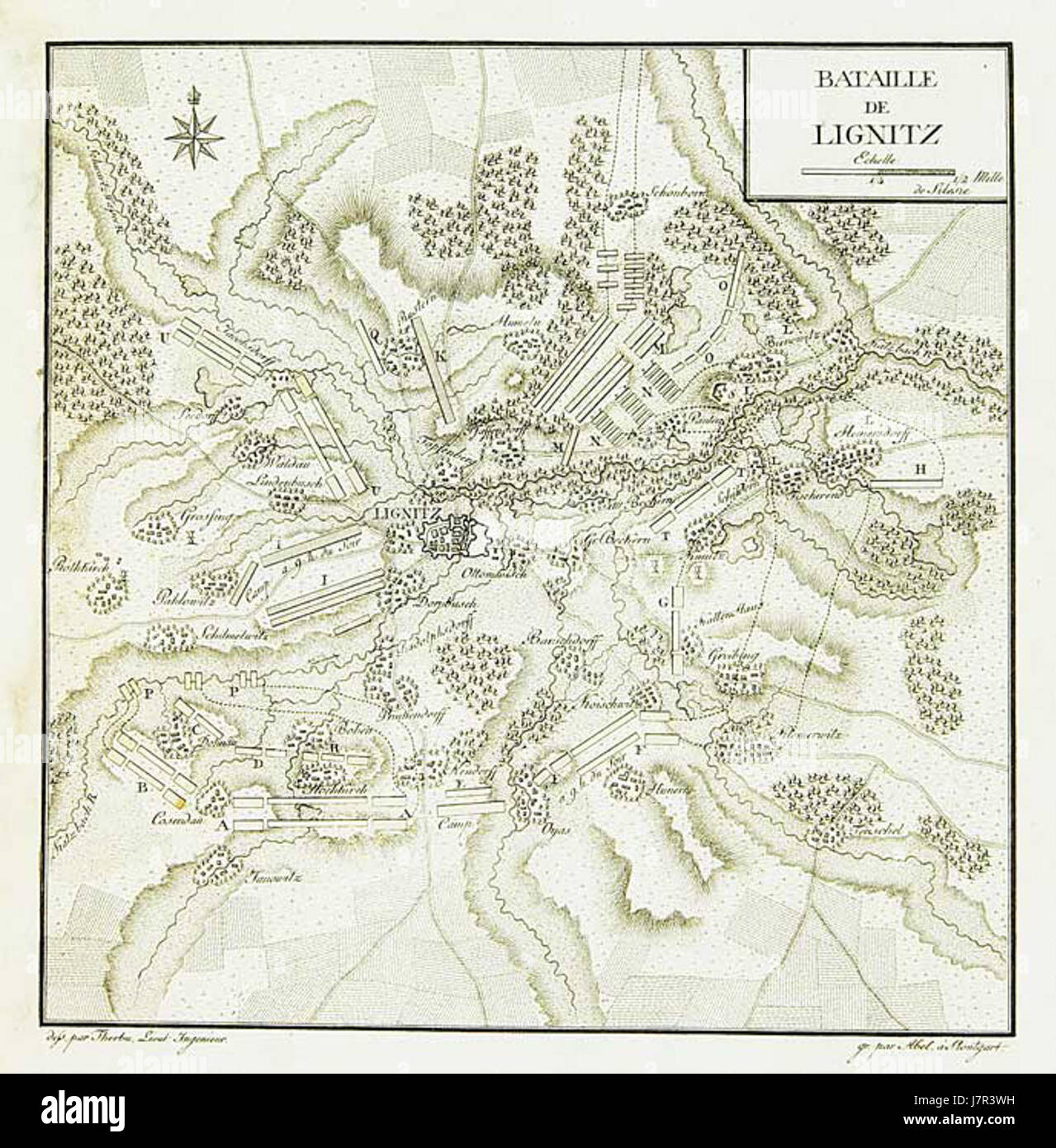 Bataille de Lignitz Stock Photo - Alamy