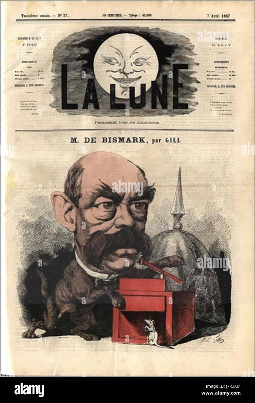 This piece is a portrait of Otto von Bismarck, the first Chancellor of ...