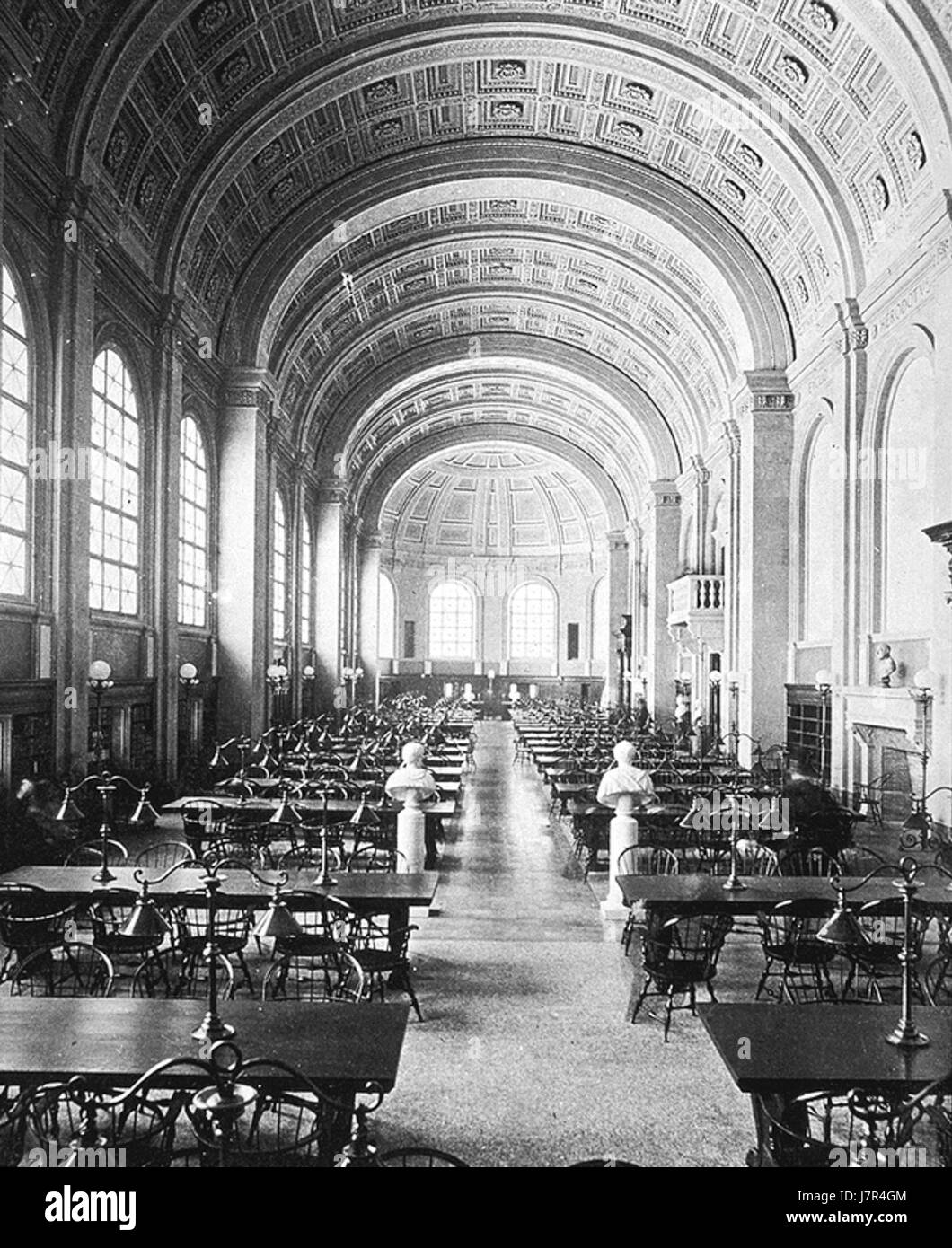 Bates Hall in the Boston Public Library is a landmark space, known for ...