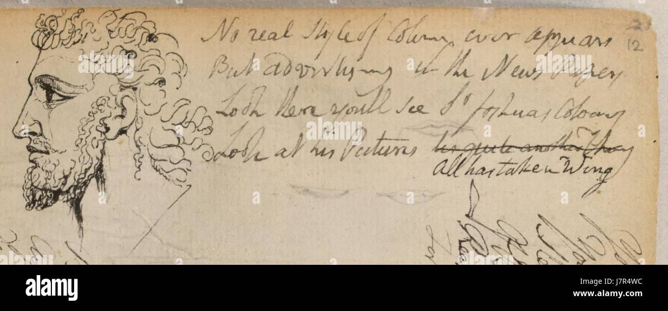 This manuscript by William Blake from 1808 showcases his unique ...