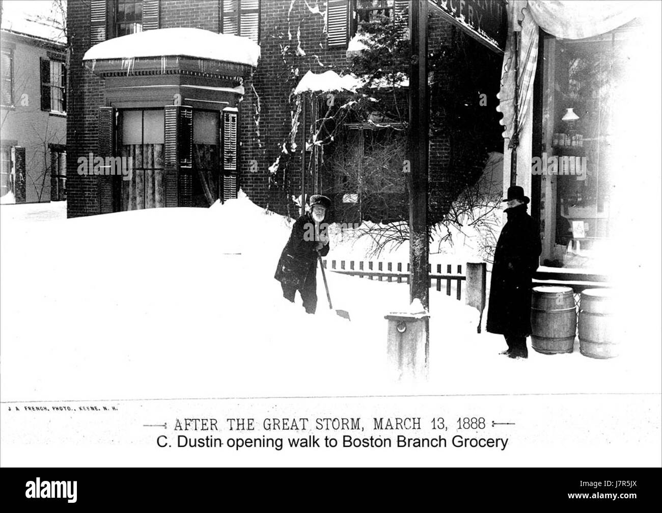 Blizzard of 1888 hi-res stock photography and images - Alamy
