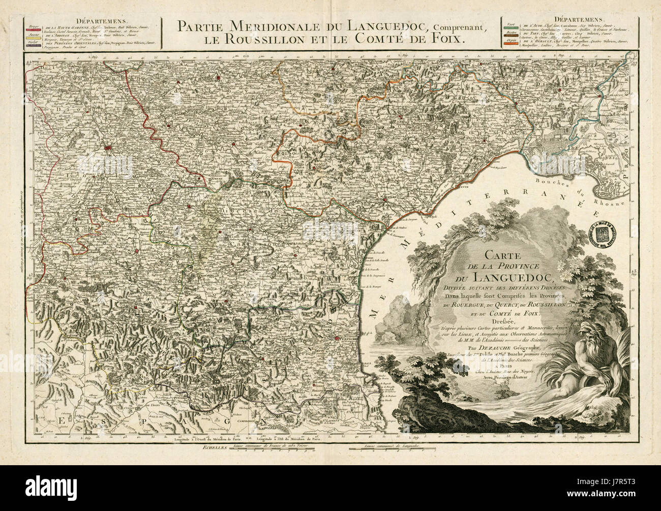 Map of france in provinces hi-res stock photography and images - Alamy