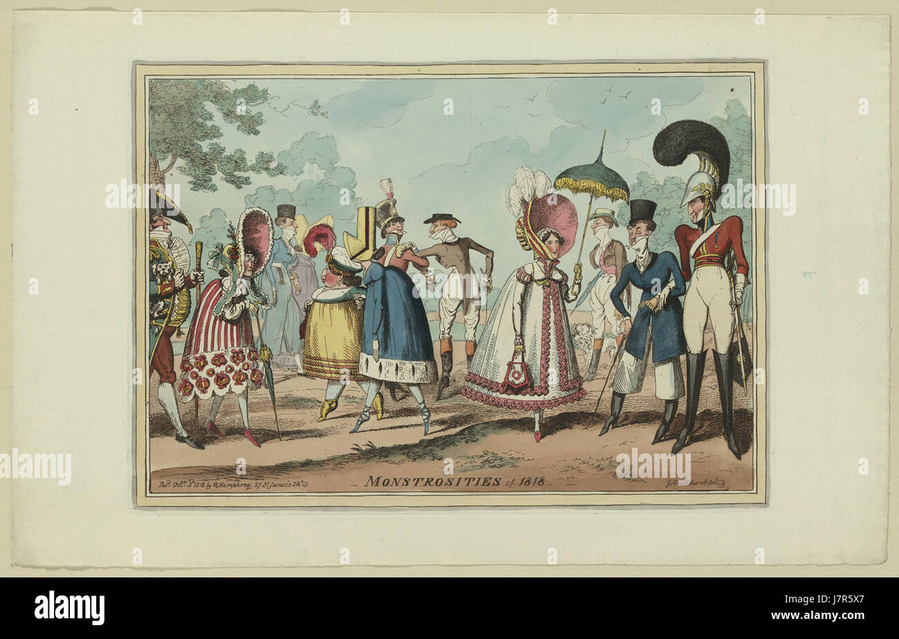 'Monstrosities of 1818' refers to a collection or description of ...