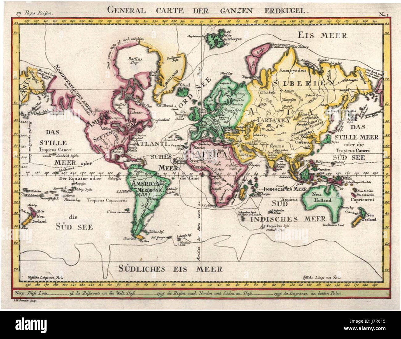 The 'Carte du monde de 1800' is a world map from the year 1800 ...