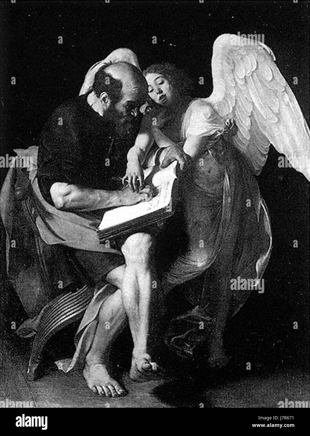 Caravaggio's 'St. Matthew and the Angel' is a famous Baroque painting ...