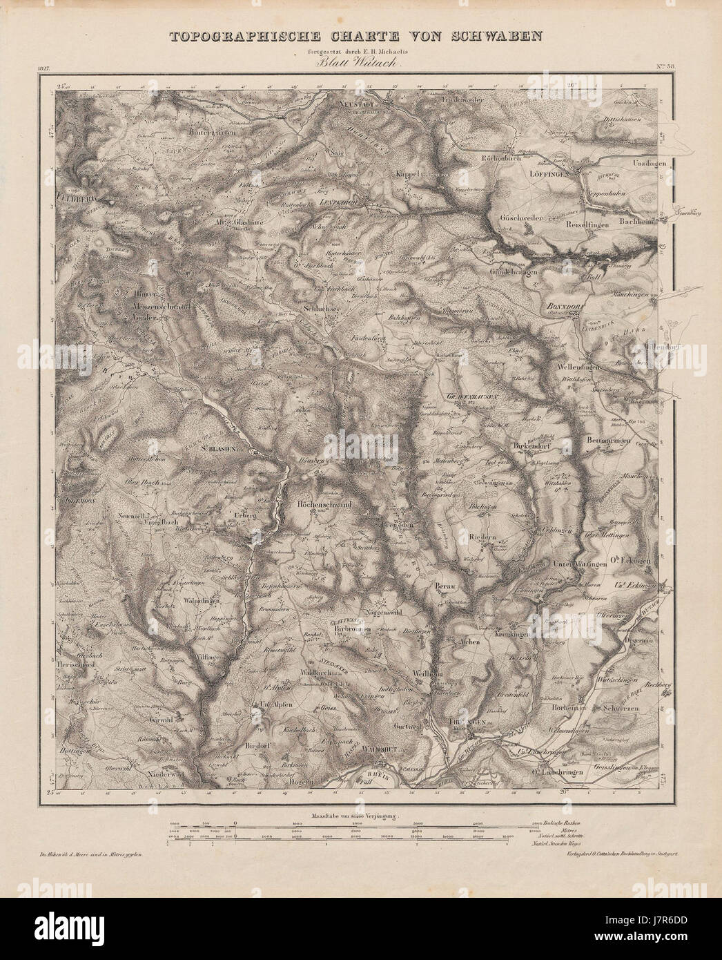 The 'Charte von Schwaben' is a historical map that outlines the region ...