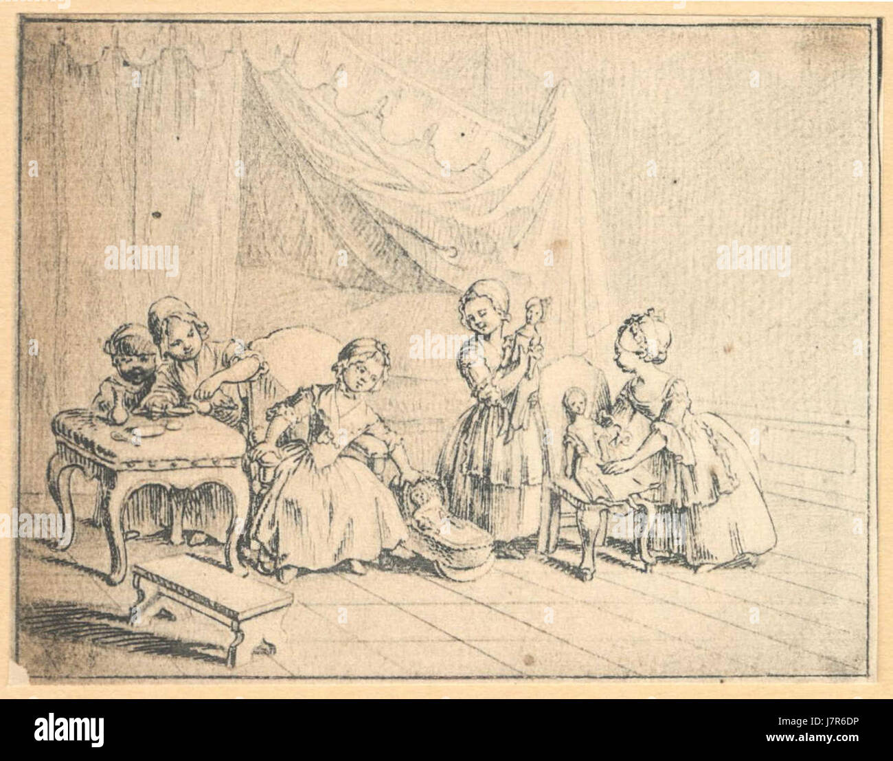 *Chodowiecki Basedow Tafel 5 d Z* is a detailed engraving by Daniel ...