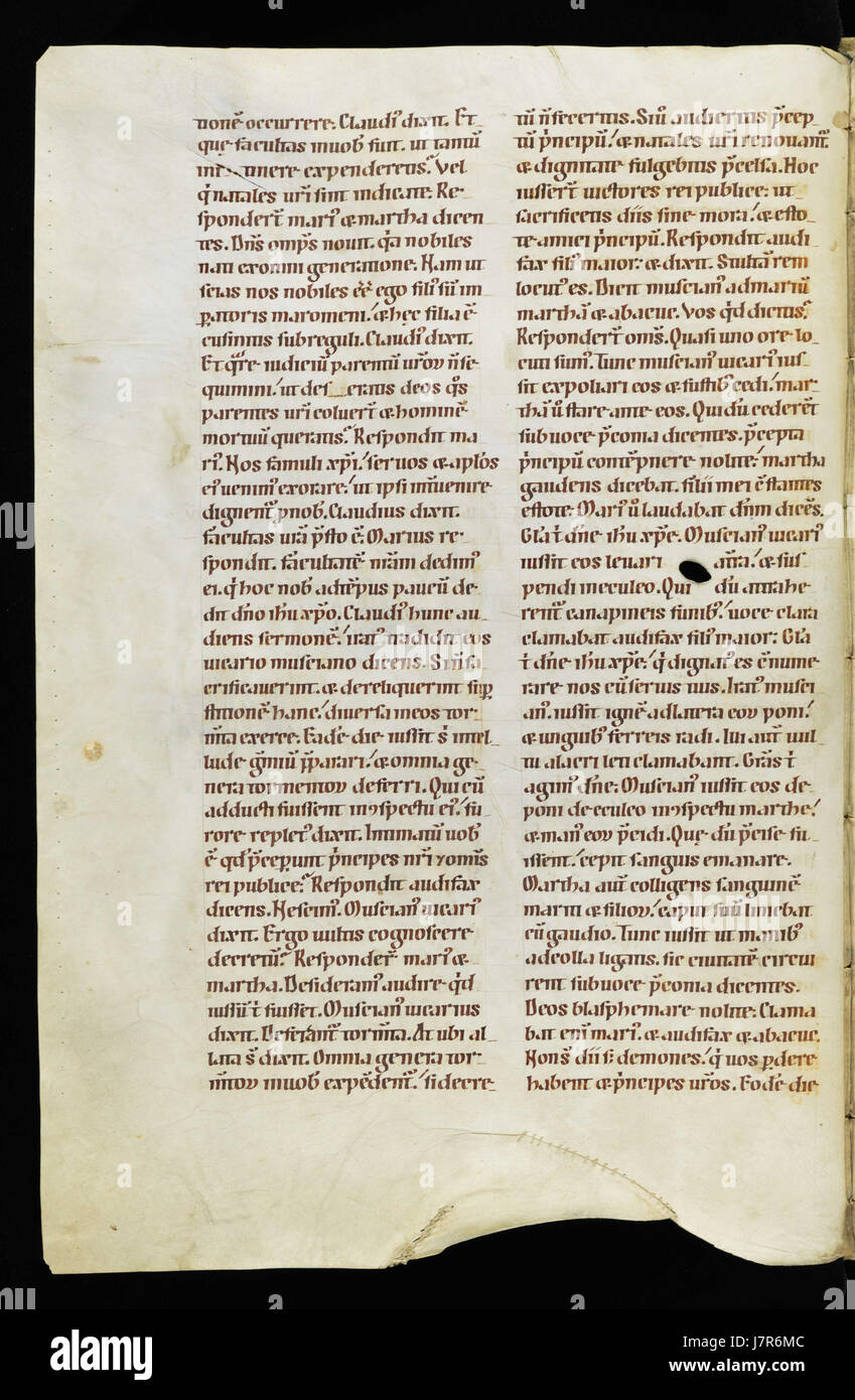 An illuminated manuscript from the Codex Bodmer, specifically folio 127 ...