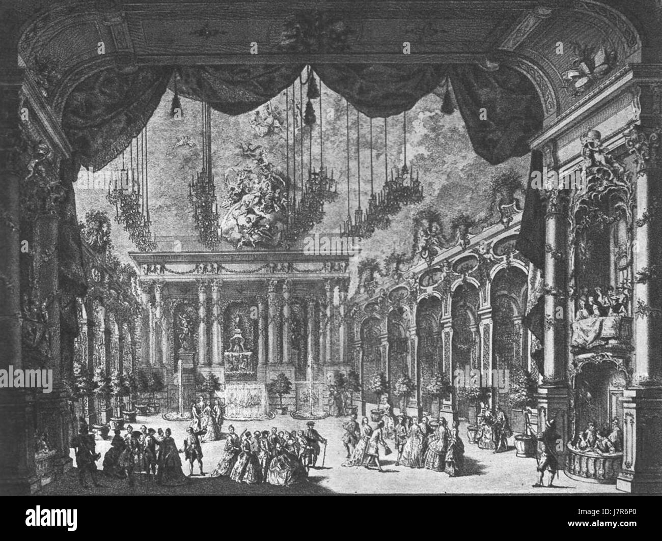 Interior opera house 18th century hi-res stock photography and images ...