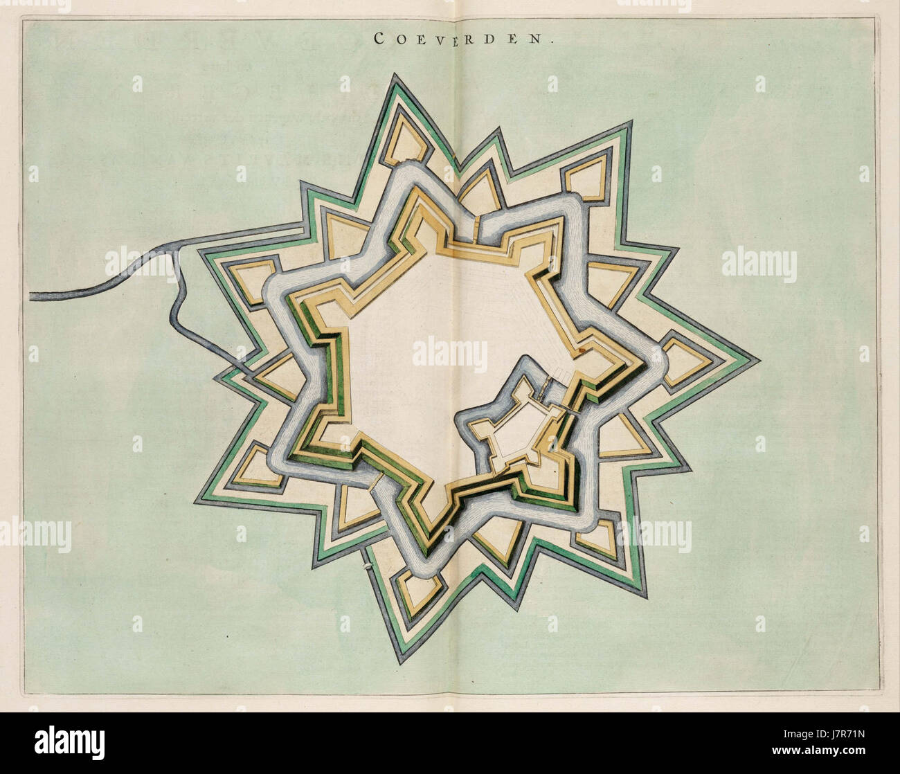 This map of Coevorden from the 'Atlas van Loon' provides a detailed ...