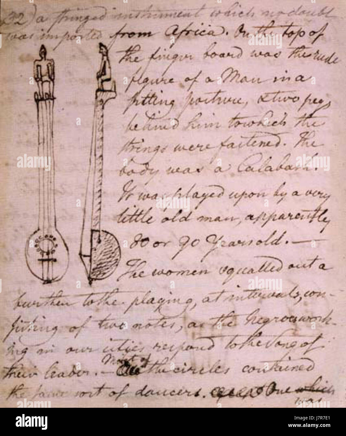 Congo Square African String Instrument Latrobe Stock Photo - Alamy