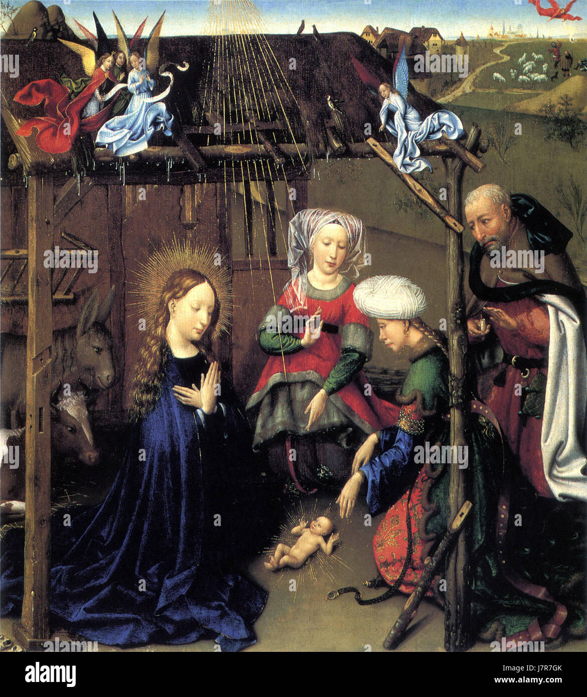 20th century painting nativity hi-res stock photography and images - Alamy