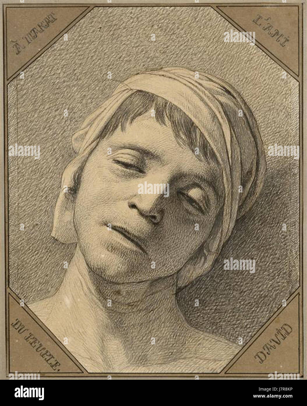 David Marat is likely referring to the portrait of Jean-Paul Marat, a ...