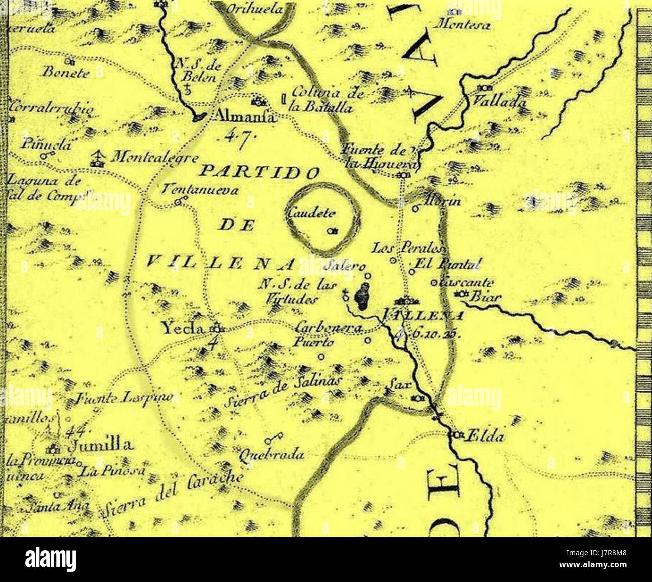 Map Of Villena High Resolution Stock Photography and Images - Alamy