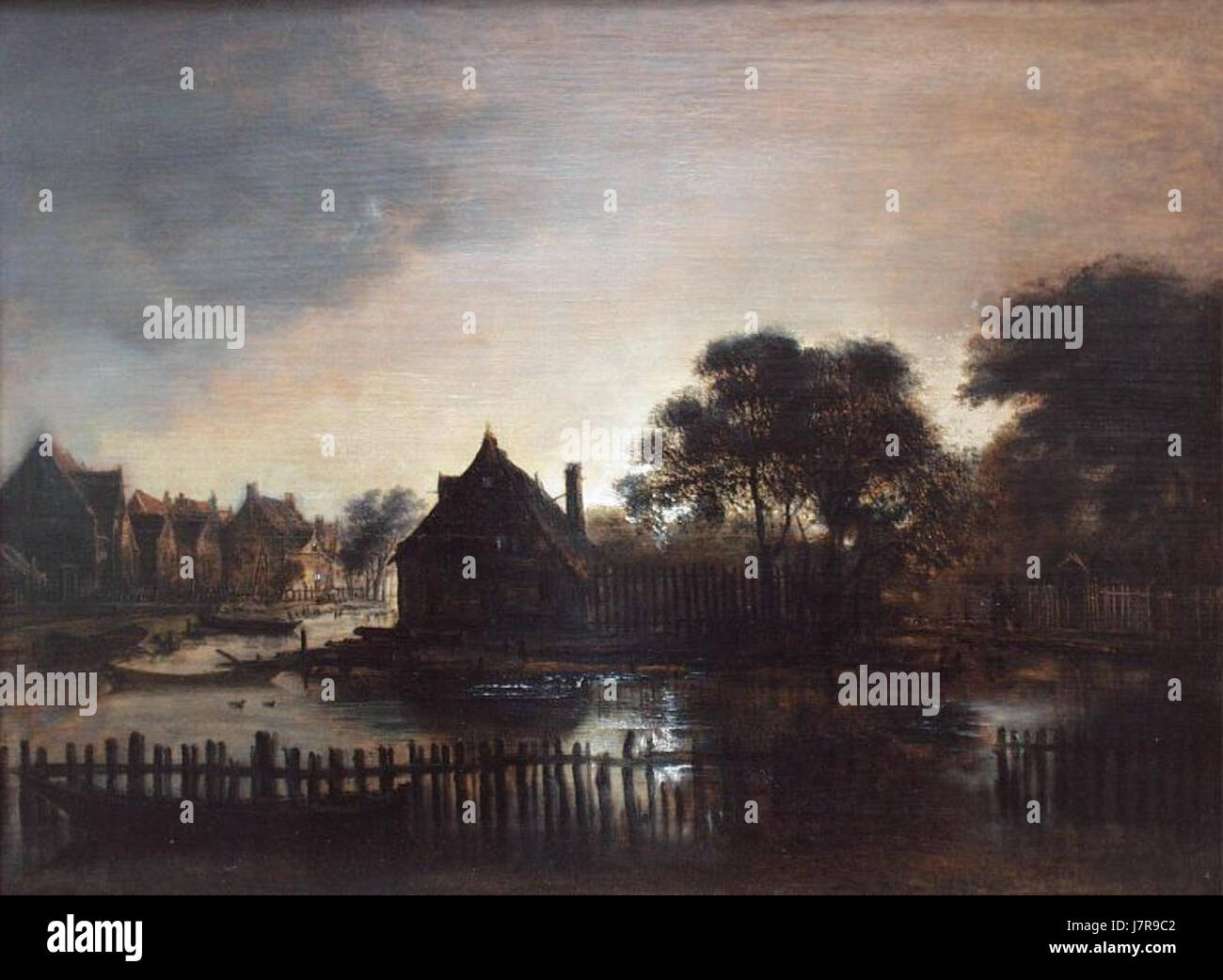 Aert van der neer painting hi-res stock photography and images - Alamy