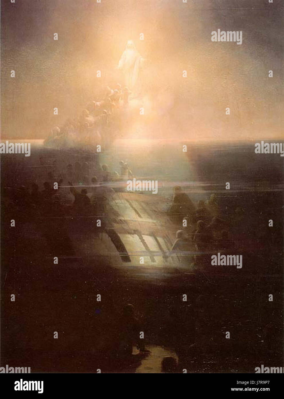 Aivazovskiâ€™s painting, 'Gibel Leforta' (The Destruction of Leforta ...