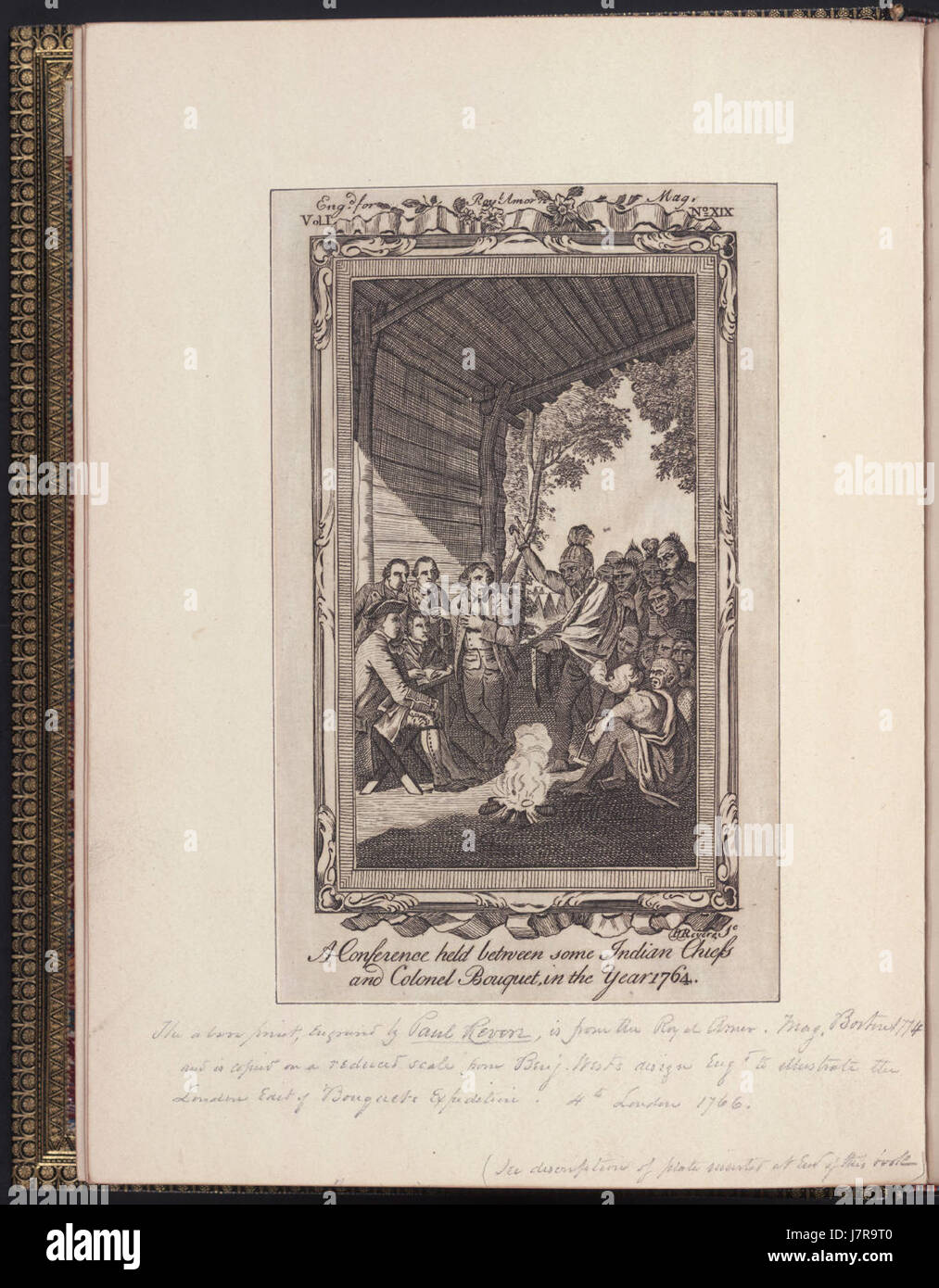 A Conference held between some Indian chiefs and Colonel Bouquet in the ...