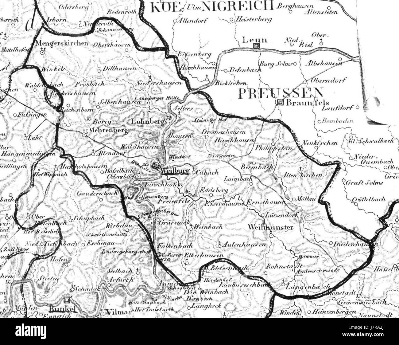 The Amt Weilburg in 1828 was a political or administrative unit in the ...