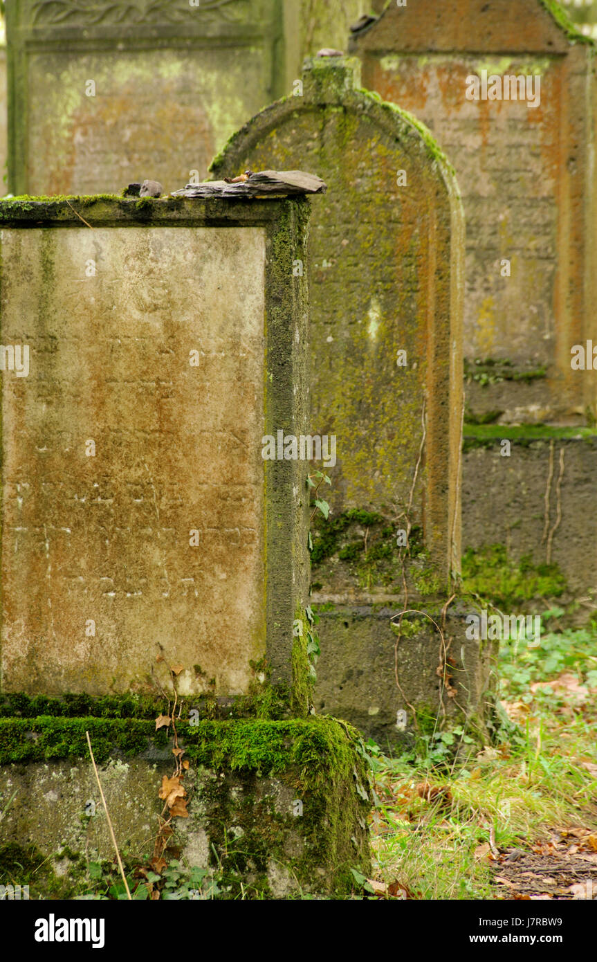 jewish cemetery - jewish cemetary 11 Stock Photo - Alamy