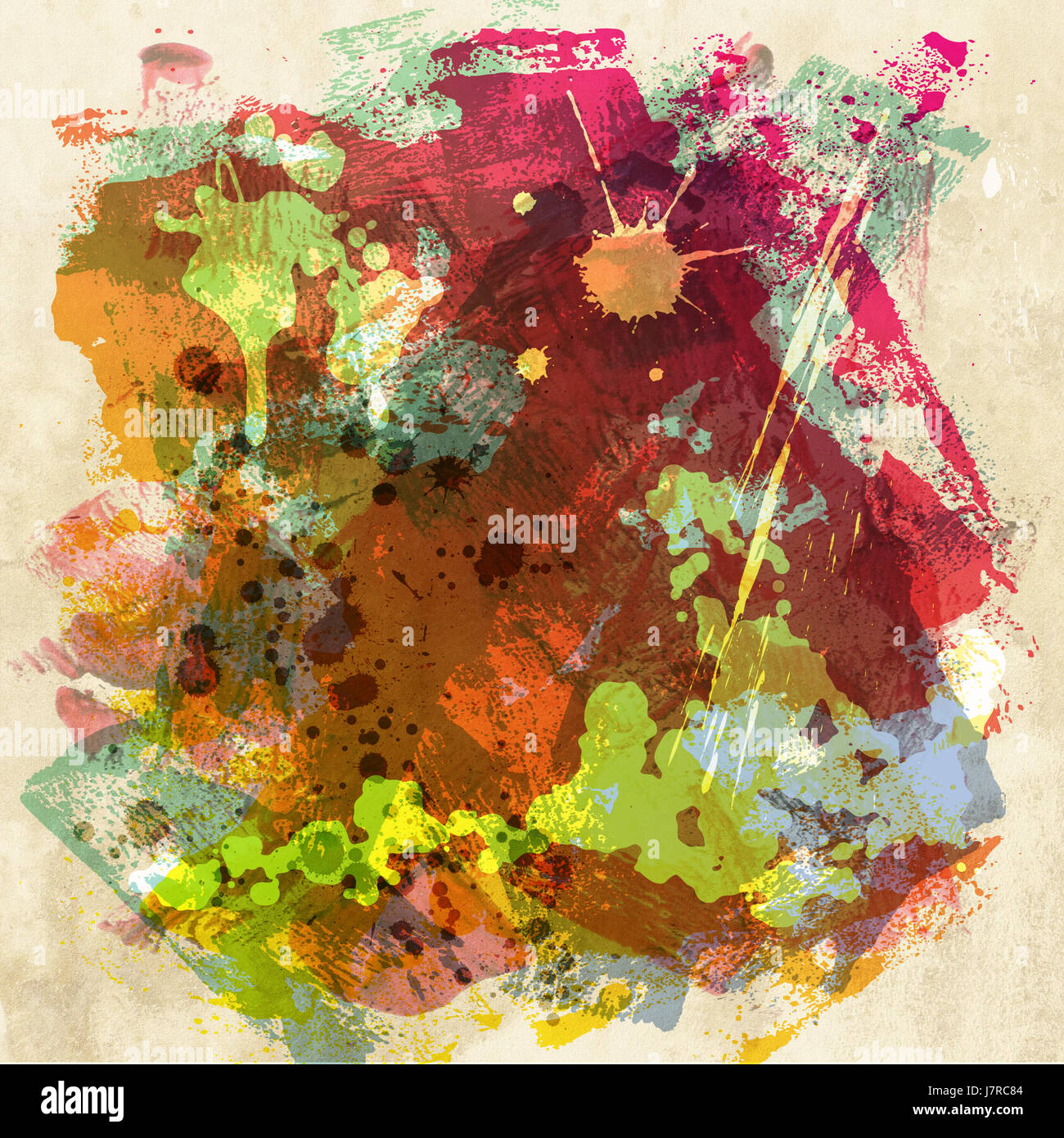 colour paint colour illustration paint dirty abstract messy colorful ...