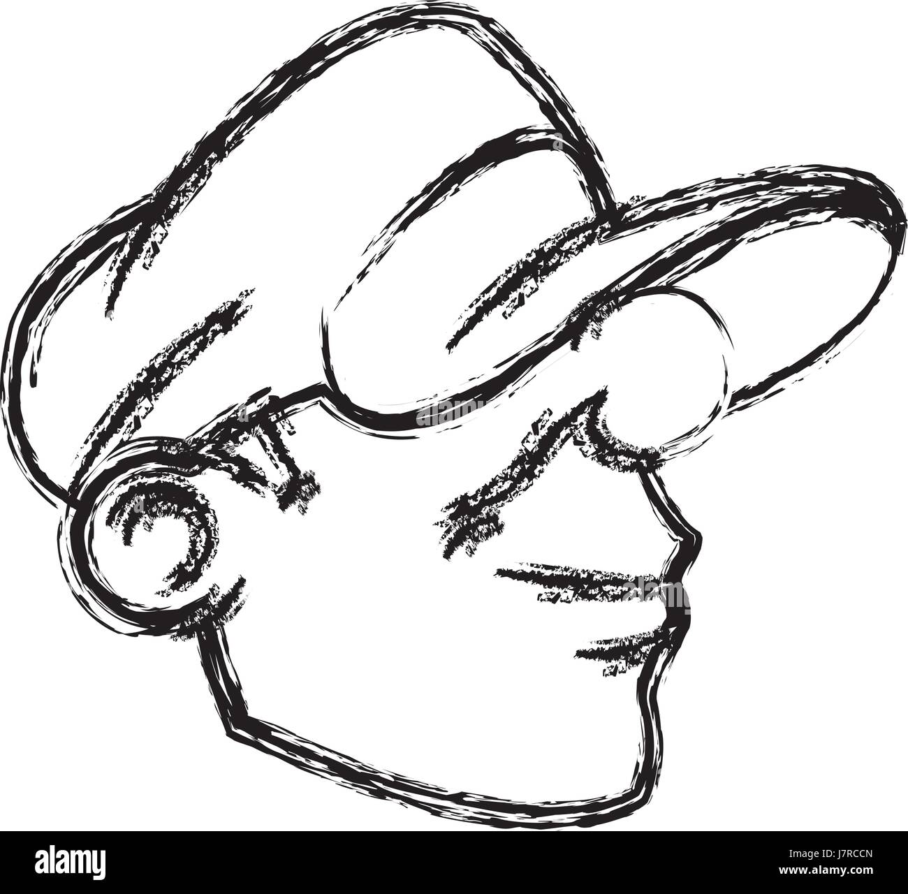 Guy holding head on Stock Vector Images - Alamy