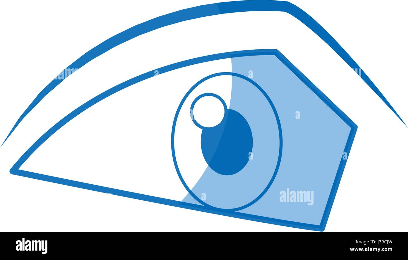 cartoon male eye angry expression icon Stock Vector Image & Art - Alamy