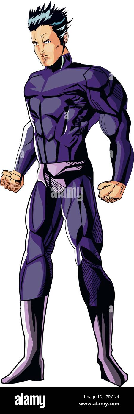 superhero figure standing proud image Stock Vector Image & Art - Alamy