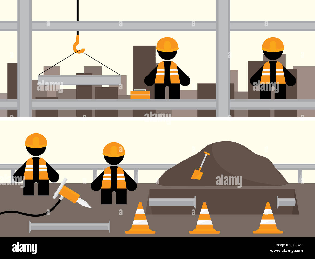 teamwork development workman plumbing nascency developing building ...