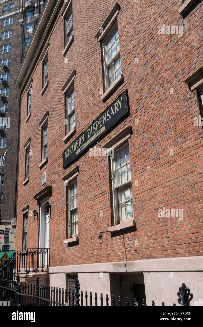 The Northern Dispensary Building, West Greenwich Village, NYC, USA ...