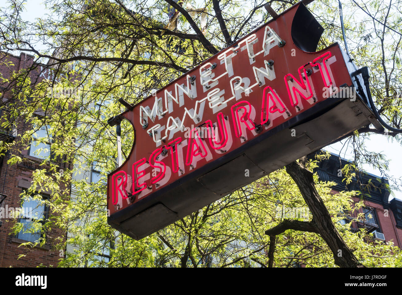 Minetta Tavern Bar and Restaurant, NYC Stock Photo - Alamy