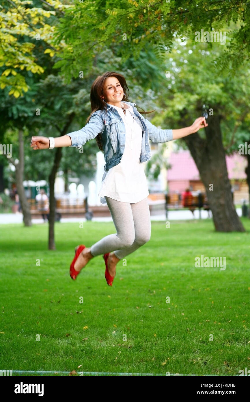 woman legs blue motion postponement moving movement laugh laughs ...