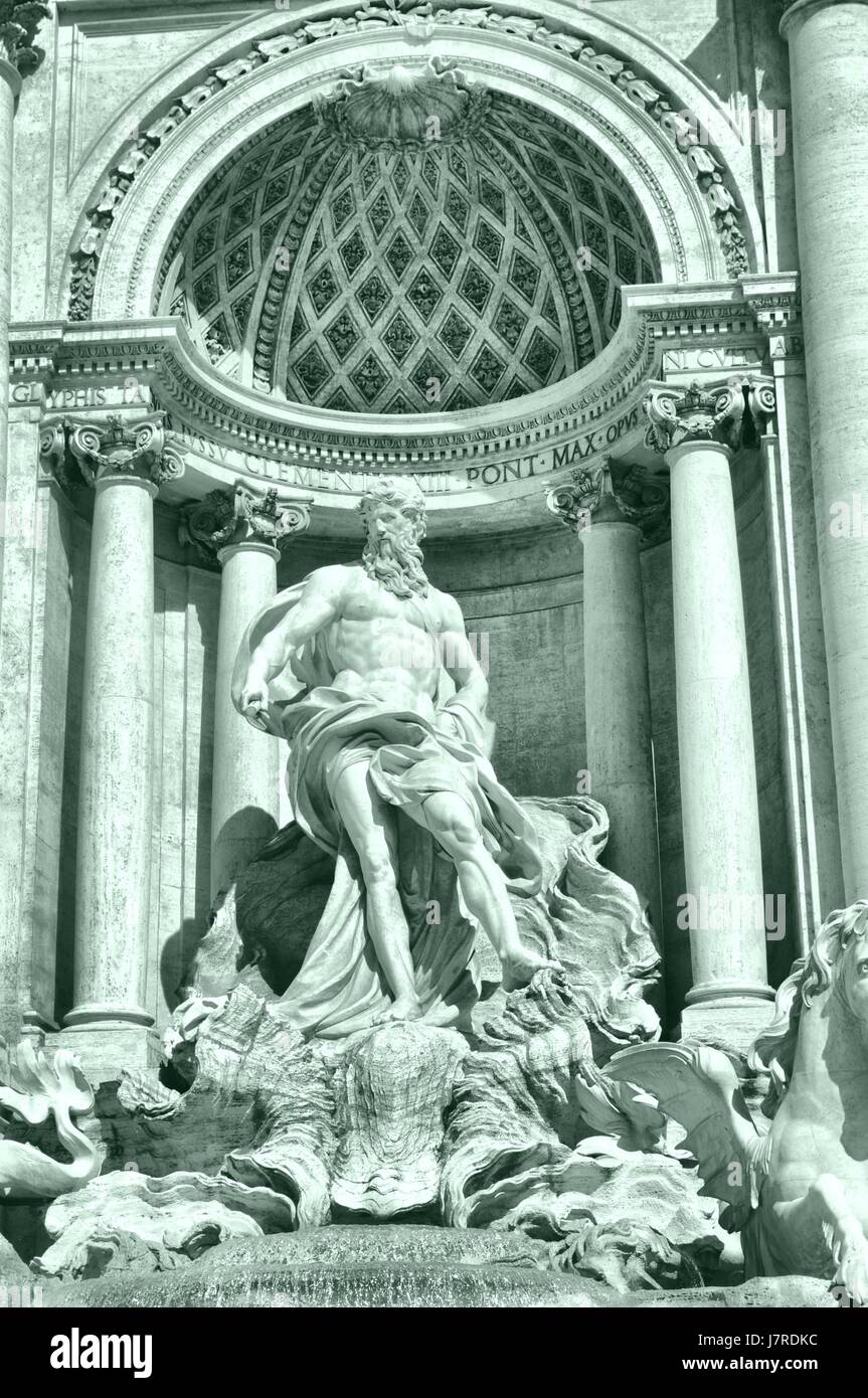 city town baroque Rome roma fountain italy city town monument colour ...