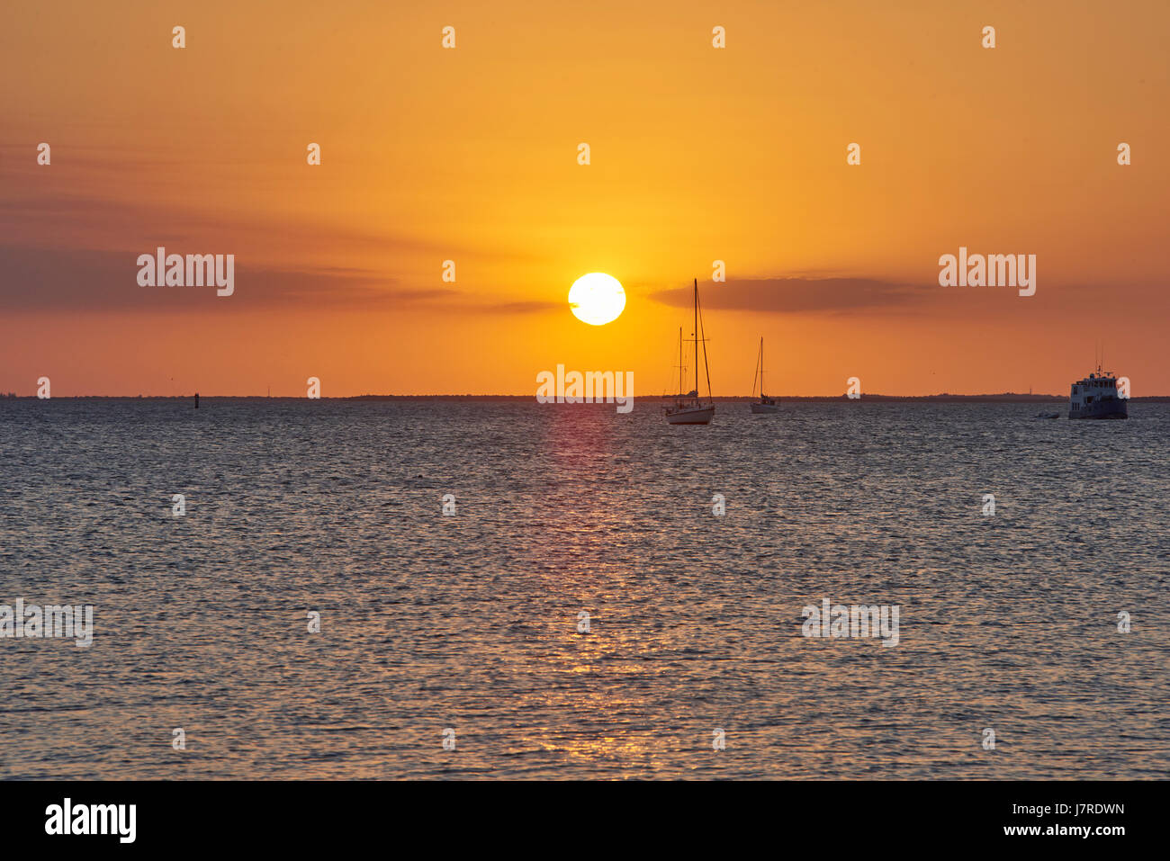 Port Charlotte - Punta Gorda, Florida sunset Stock Photo - Alamy