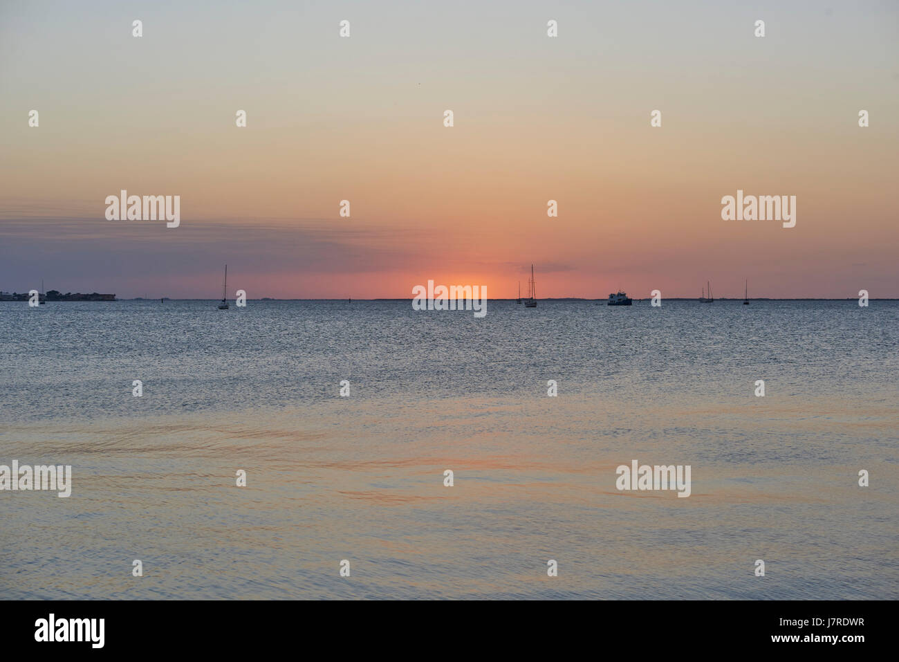 Port Charlotte - Punta Gorda, Florida sunset Stock Photo - Alamy