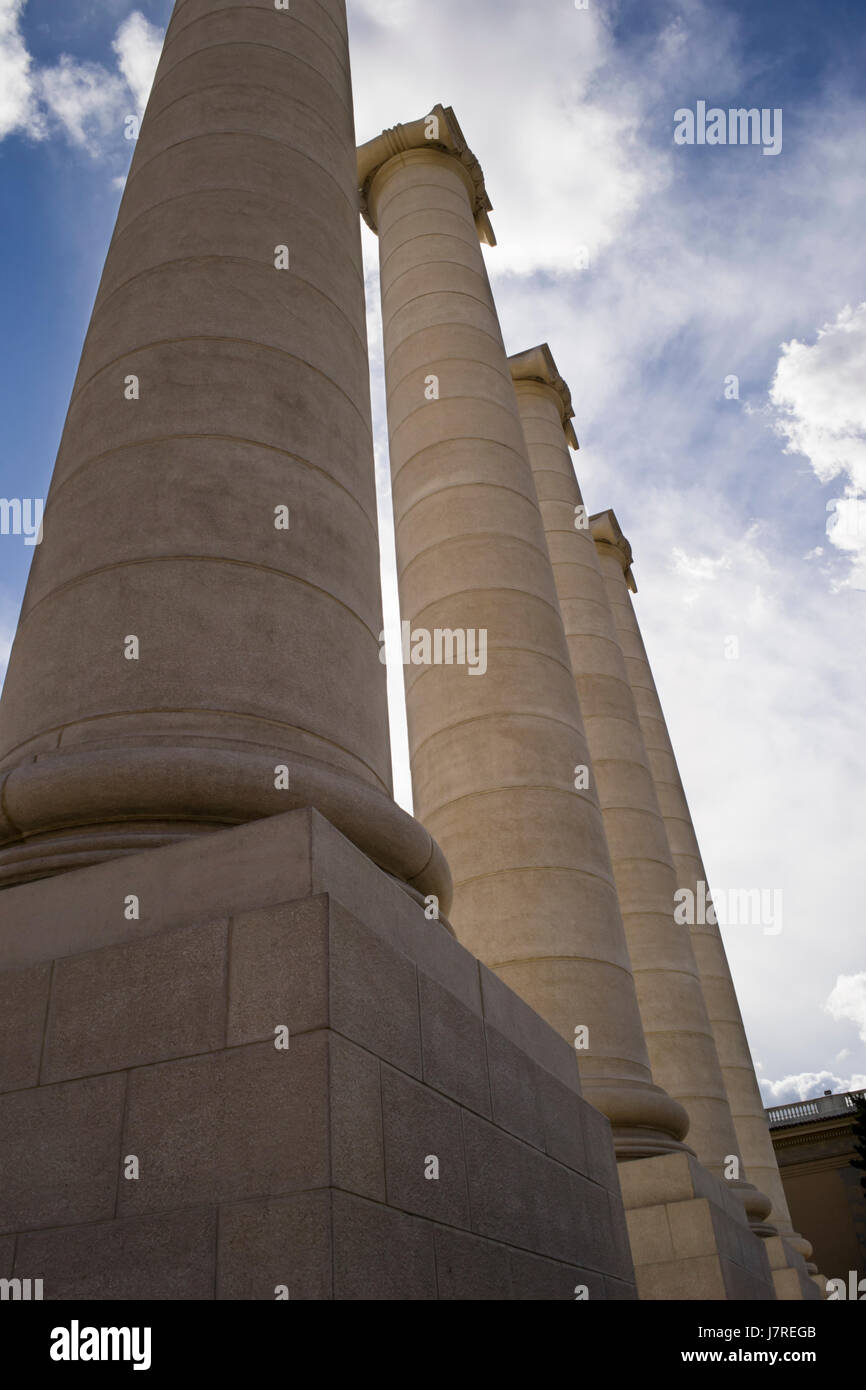blue monument stone cloud columns water mediterranean salt water sea ...