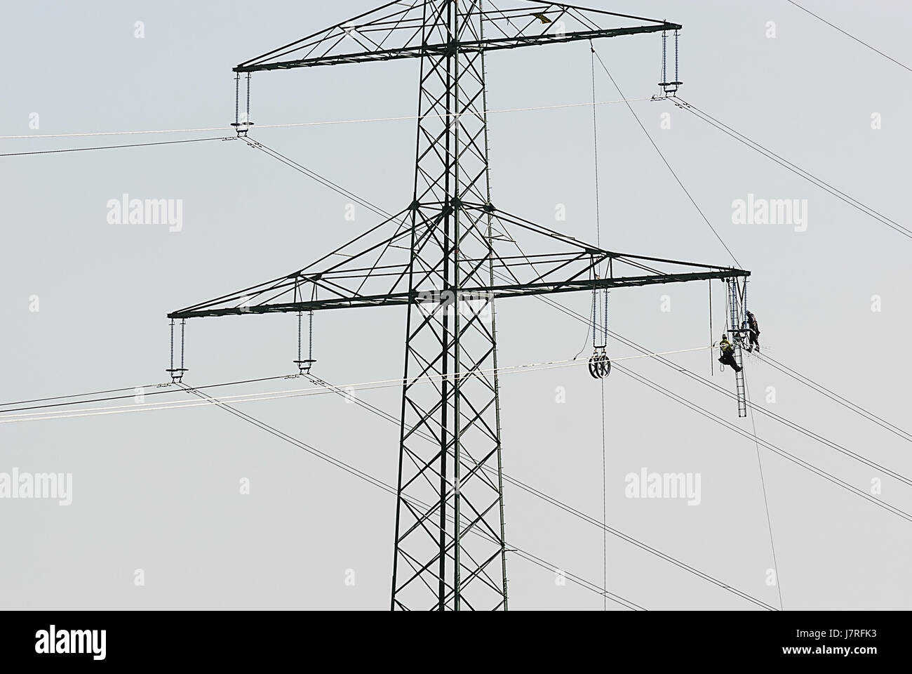 energy power electricity electric power high tension power line tower ...