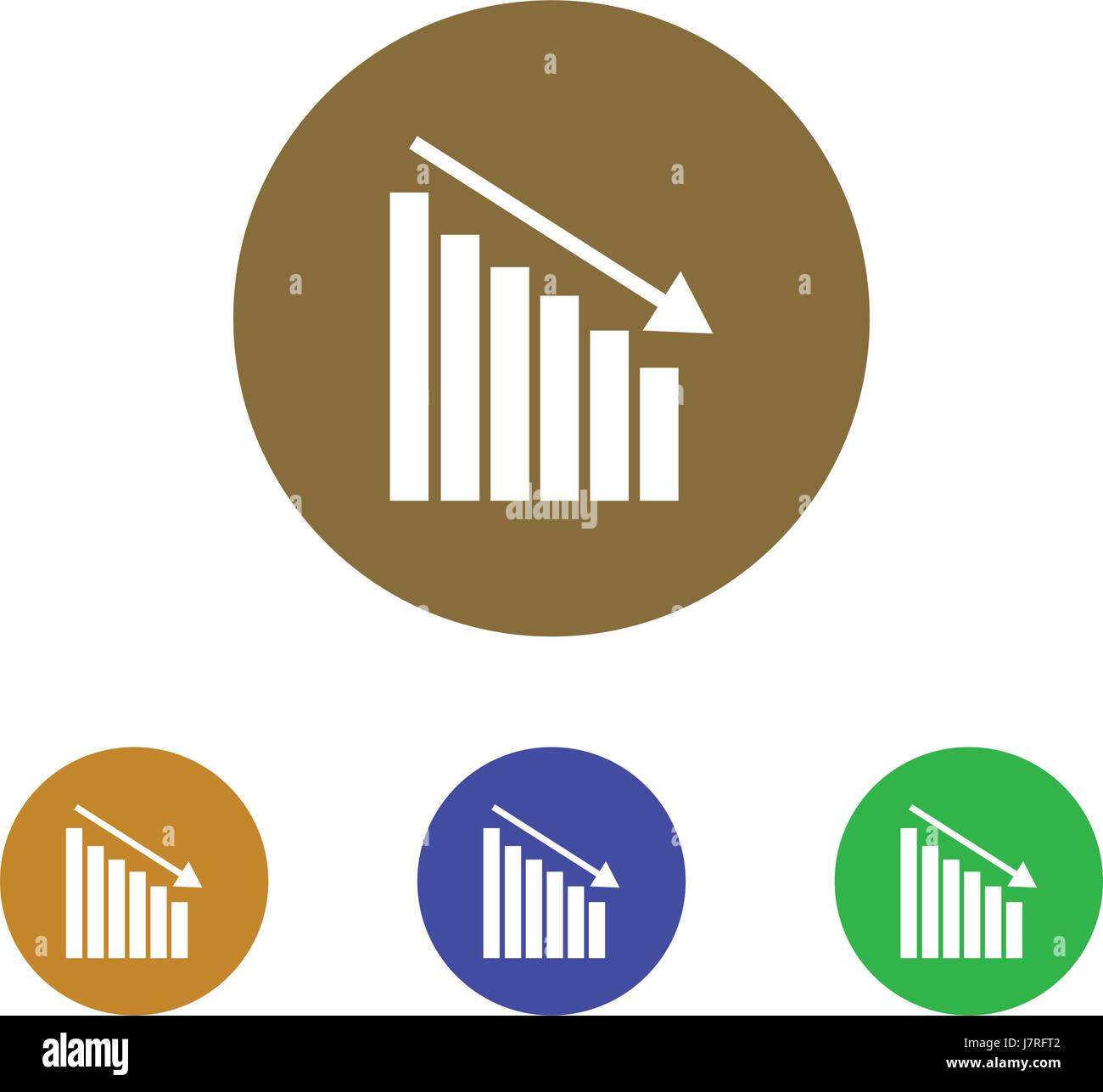 Statistics icon set Stock Vector Image & Art - Alamy