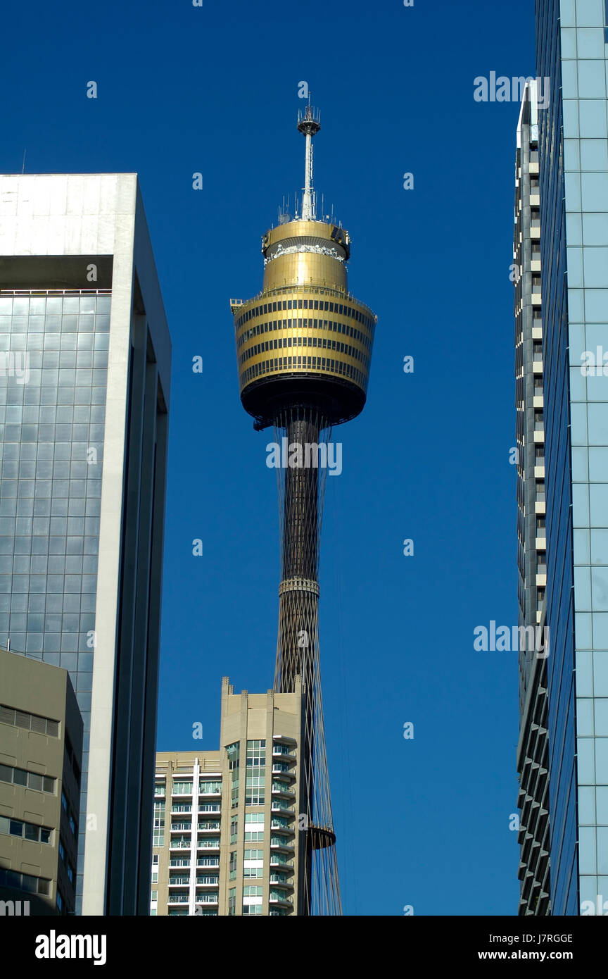 tower blue tower travel city town australia visit style of construction ...
