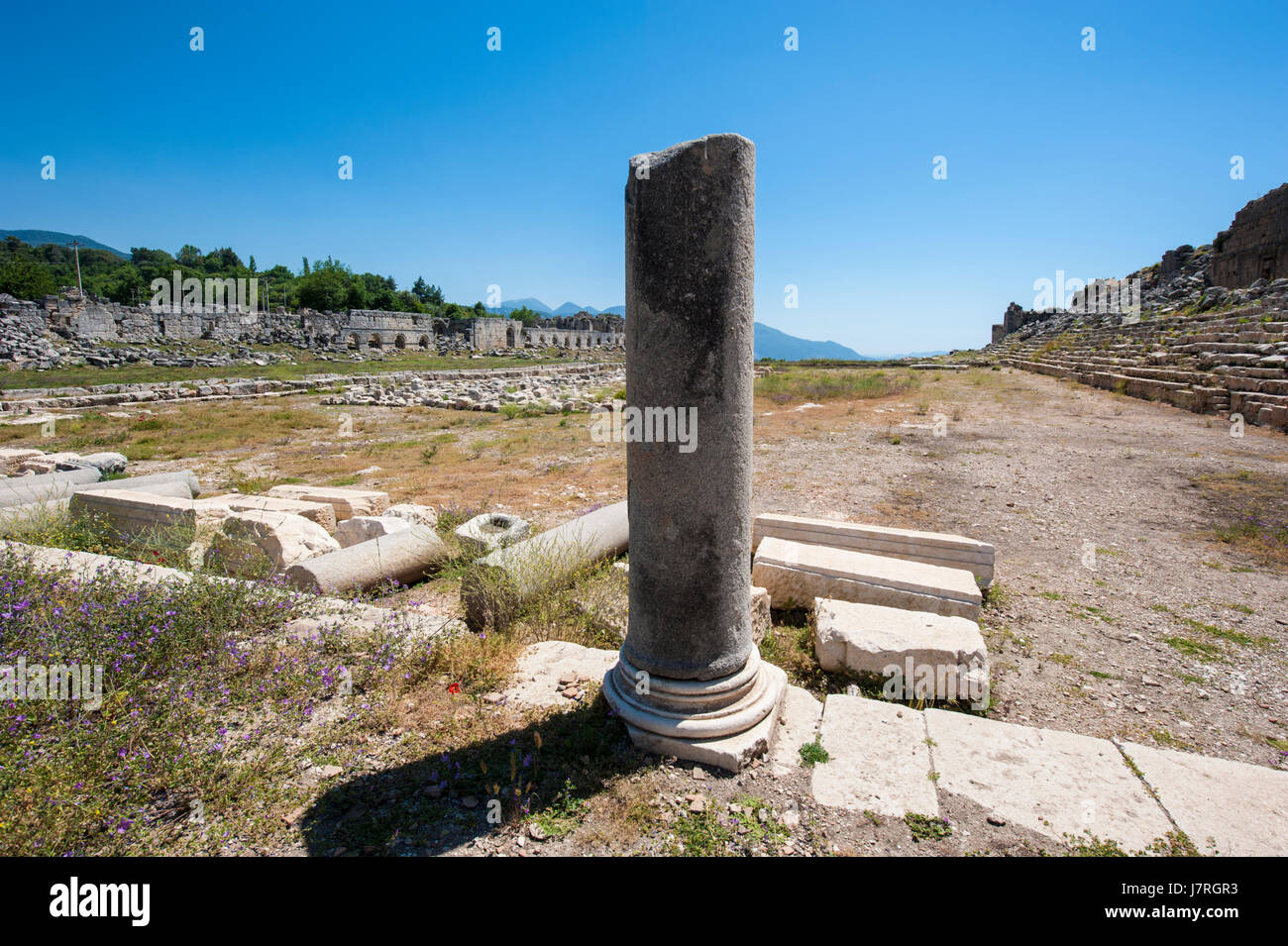 The ruins of Tlos, Turkey Stock Photo - Alamy