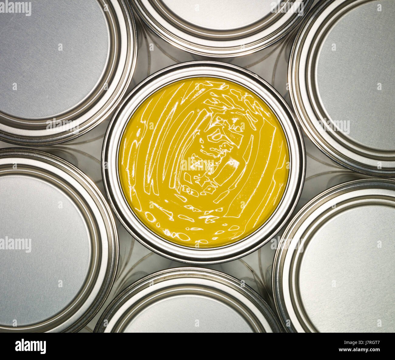 colour silver metal paint container colored nobody paint can containers ...