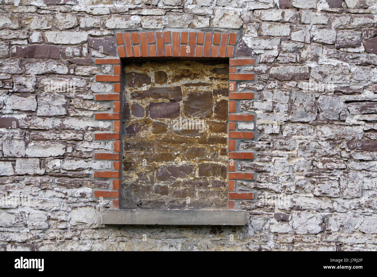 walled window opening Stock Photo - Alamy