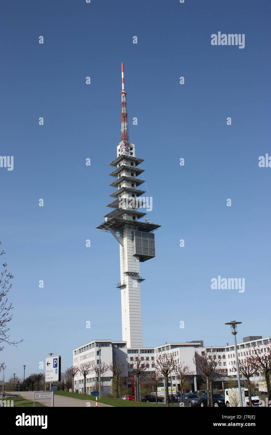 tower sightseeing television tower hanover provincial capital emblem ...